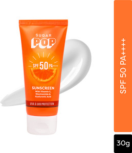 SUGAR POP Sunscreen - SPF 50 PA++++ SPF 50 PA++++ UVA/UVB With Vitamin ...