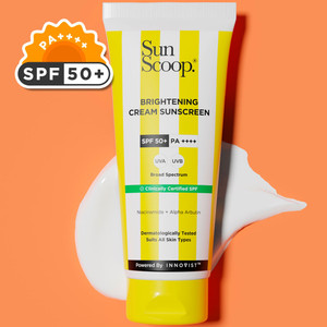 SunScoop Sunscreen - SPF SPF50 PA+++ Brightening Cream Face Sunscreen ...