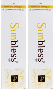 sunbless Sunscreen - SPF 50 PA+++ SPF 50+ Silicon Sunscreen Gel (60gm ...