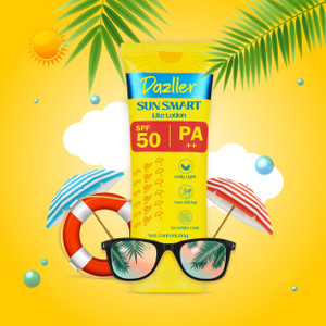 Dazller Sunscreen - SPF 50 PA++ Sun Smart Lite Lotion | Daily Light ...