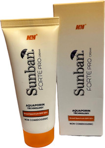 sunban Sunscreen - SPF 50 PA++++ Forte Cream Broad Spectrum Sunscreen ...