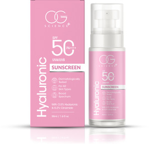 OG BEAUTY Sunscreen - SPF 50 PA+++ with Hyaluronic & Cica ...