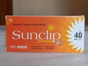 SunClip Sunscreen - SPF 50 PA+++ Sunscreen Gel - Price in India, Buy ...