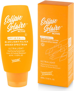 ECLIPSE SOLAIRE Sunscreen - SPF 50 PA+++ Active Mattifying No White ...