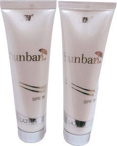 sunban Sunscreen - SPF 50 PA+++ Ultra Pack Of (2x60g) - Price in India ...