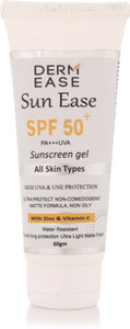 Derm Ease Sunscreen - SPF 50 PA+++ Sun Ease SPF 50+ PA+++UVA Sunscreen ...