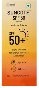 Suncote Sunscreen - SPF 50 PA++++ Sunscreen Cream - Price in India, Buy ...