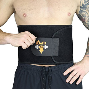 Idofit Waist Trimmer Belt Sweat Wrap For Fat Burning Sauna Belt Waist ...