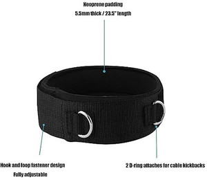 Fitcozi Thigh Strap & Ankle Cuffs for Gym Cable Machines Neoprene ...