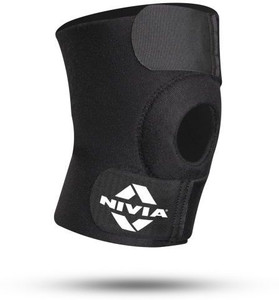 NIVIA Basic Knee Patella Support adjustable with Velcro- Free Size ...
