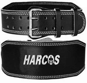 HARCOS Premium Leather Gym Belt for Bodybuilding,Squatting,Lower Back ...