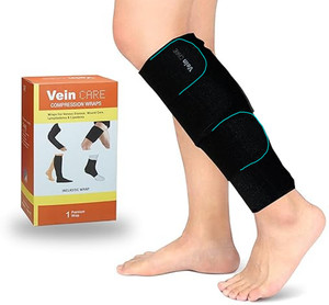 Vein Care Polyester Compression Calf Wrap for Muscle Support Knee ...