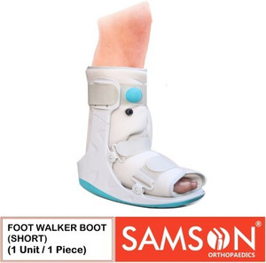SAMSON Foot Walker Boot (Short) with Airway: Full Protection & Rigid ...