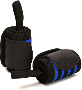 JVN 13324 Wrist Support Band with Thumb Loop for Gym, Weight Lifting (1 ...