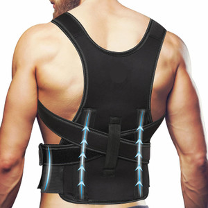 VKOSFIT Posture Corrector for Women and Men | Dual Metallic Plate at ...