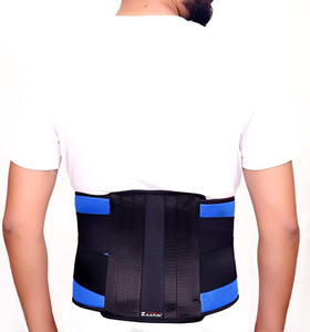 ZAARAV Lower Back Brace Support, Lumbo Sacral belt for Back Pain Relief ...