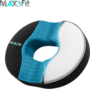 MAXOFIT Donut cut pillow, Cushion For tailbone seat Cushion for Hip ...