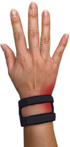 WristWidget (Black) Adjustable Wrist Brace For Tfcc Tears One Size Fits ...