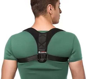 ZAARAV Back Belt Posture Fixer for Men & Women | Back Shoulder Chest ...