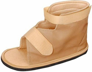 samson orthotics Soft Ankle Support Surgical cast Shoe on Foot for pain ...