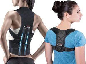 ZAARAV Back Posture Fixer Therapy Shoulder Belts for Lower and Upper ...