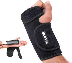 SLOVIC Wrist Support | Hand Support | Hand Brace for Pain Relief | Left ...