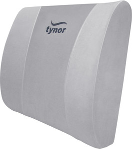 TYNOR Elite Lumbo Back Rest, Grey, Universal Size, 1 Unit Back / Lumbar ...