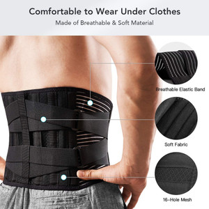 CUROXAL Lumber Sacral (LS) Waist Belt For Men/Women Lower Back Pain ...