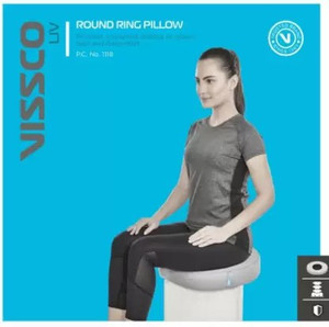 VISSCO LIV ROUND RING PILLOW FOR BED SORES P.C.NO.1118 UNIVERSAL Back ...