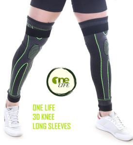 OneLife 3D LONG KNEE CAP/SUPPORT WITH STRAP IN PAIR Knee Support - Buy ...