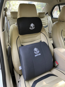 MRRON Berno Lumber Memory Foam Neck Rest & Lumber Support For Car or ...