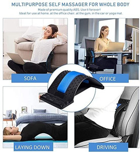 FITPUT Magic Back Support - Multi Level Back Stretching Device Back ...