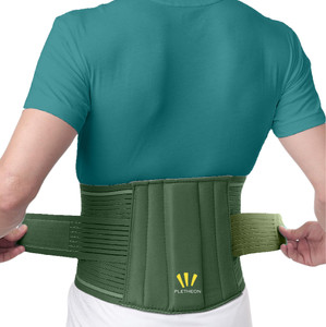 PLETHEON Lumber Sacral Support Belt back pain relief for Men & Women ...