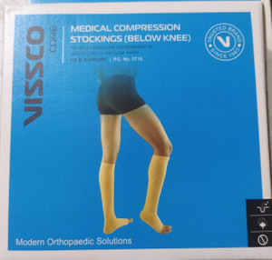 VISSCO COMPRESSION STOCKING BELOW KNEE Knee Support - Buy VISSCO ...