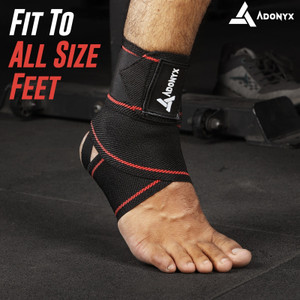 ADONYX Adustable Compression Foot Pain Relief Ankle Support - Buy ...