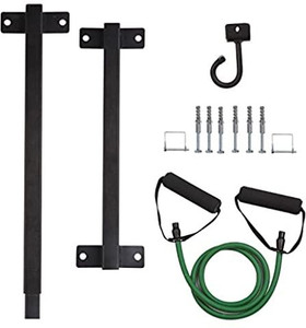 Sopanth Heavy Duty Steel Resistance Band Wall Training System 1 Rail 1 ...