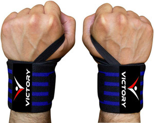 VICTORY Professional Wrap Band, Strap For Gym and Fitness Wrist Support ...