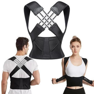 Ahs Products Body Back Posture Correcting Belt Backbone Clavicle Brace ...