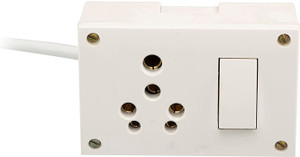 A1 SQUARE 16AMP POWER EXTENSION BOARD 2M WIRED HEAVY APPLIANCES SWITCH ...