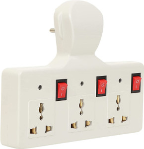 carexo 250 volts Three pin Multi Plug Point 3 Socket Extension Boards ...