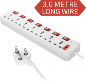 PROLONG Extension Switch Board Universal Surge Protector With 7 Socket ...
