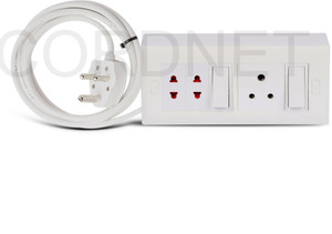 Cordnet Premium Modular Extension Board With 3 Core Wire 4 Socket ...