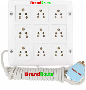 BrandRoute Modular Extension Board Heavy Duty 9 Socket Extension Boards ...