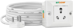 BITCORP 16A 20A 25A Extension Board 1 Socket (5000W) Surge Protector ...