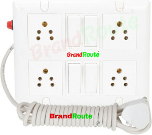 BrandRoute Modular Extension Board Heavy Duty With fuse 4 Socket ...