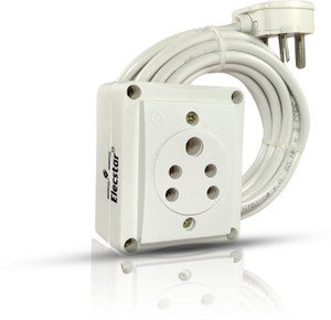 Elecstar 5 METER 1 SOCKET 6 amp Extention Box 1 Socket Extension Boards ...