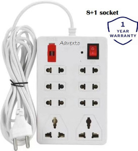 AAREXTO Electric Power 8 Socket Extension Boards Price in India - Buy ...