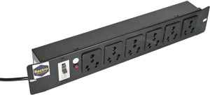 bectro 5/15 ampere Socket Networking & Server Rack With Power Cord -1.5 ...