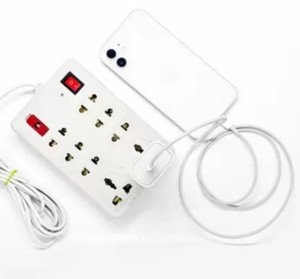 Web Creative Values 8+1 with Fuse, 8 Socket Extension Boards 8 Socket ...