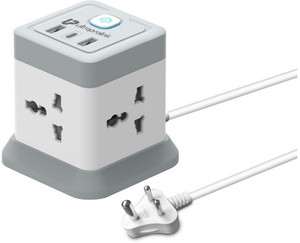 Ultraprolink Cube Extension Board Surge Protector|2 USB-A,QC3.0 & 1 ...